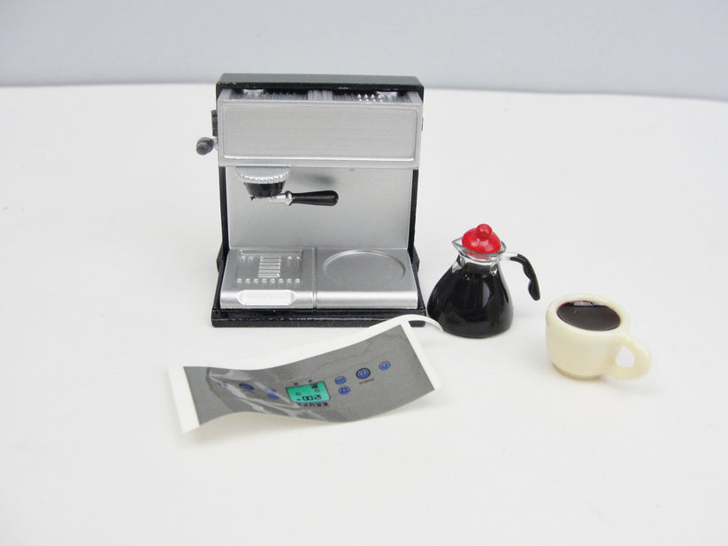 Dollhouse miniature Espresso machine choose with or without carafe and ...