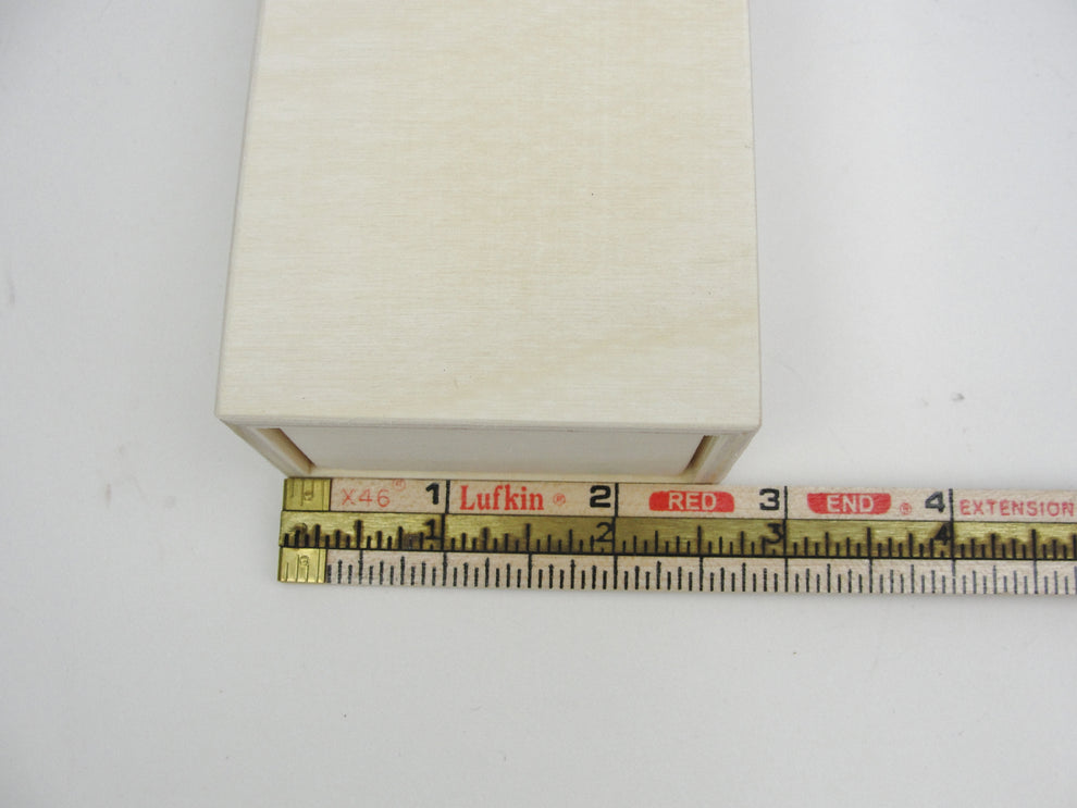 Unfinished wood oversized matchbox, sliding drawer box – Craft Supply House